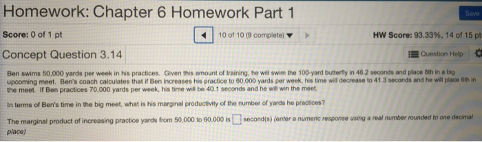 Solved Homework Chapter 6 Homework Part 1 Save Score 0 Of