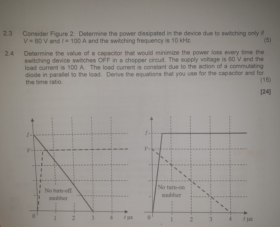 Solved Consider Figure 2: Determine the power dissipated in | Chegg.com
