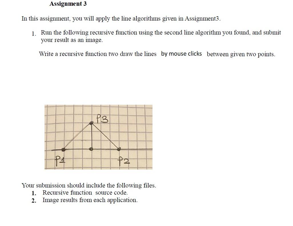 Assignment 3 In this assignment, you will apply the | Chegg.com