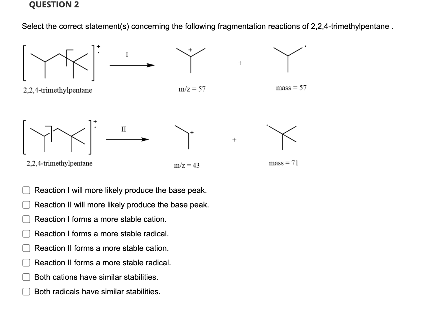 Solved QUESTION 2Select the correct statement(s) ﻿concerning | Chegg.com