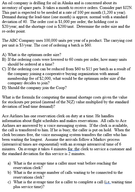Solved SERIES OF OPERATIONS MANAGEMENT - MANAGEMENT | Chegg.com