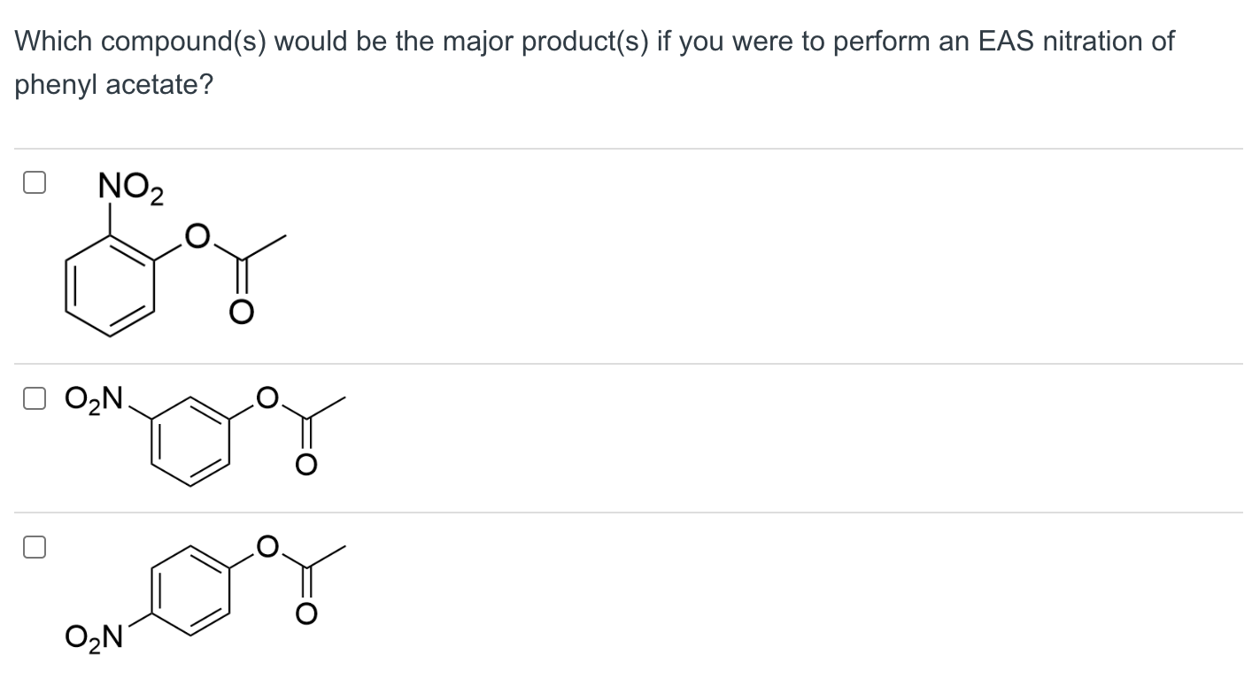 Solved Which compound(s) would be the major product(s) if | Chegg.com