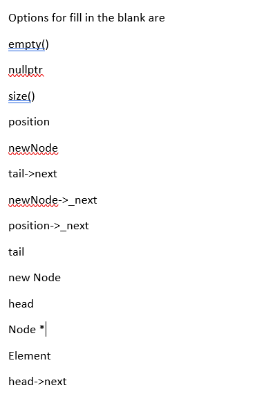 Solved Given the Singly Linked List interface a presented in | Chegg.com