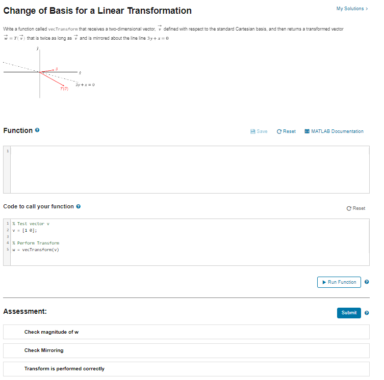 Solved Change of Basis for a Linear Transformation Write a | Chegg.com