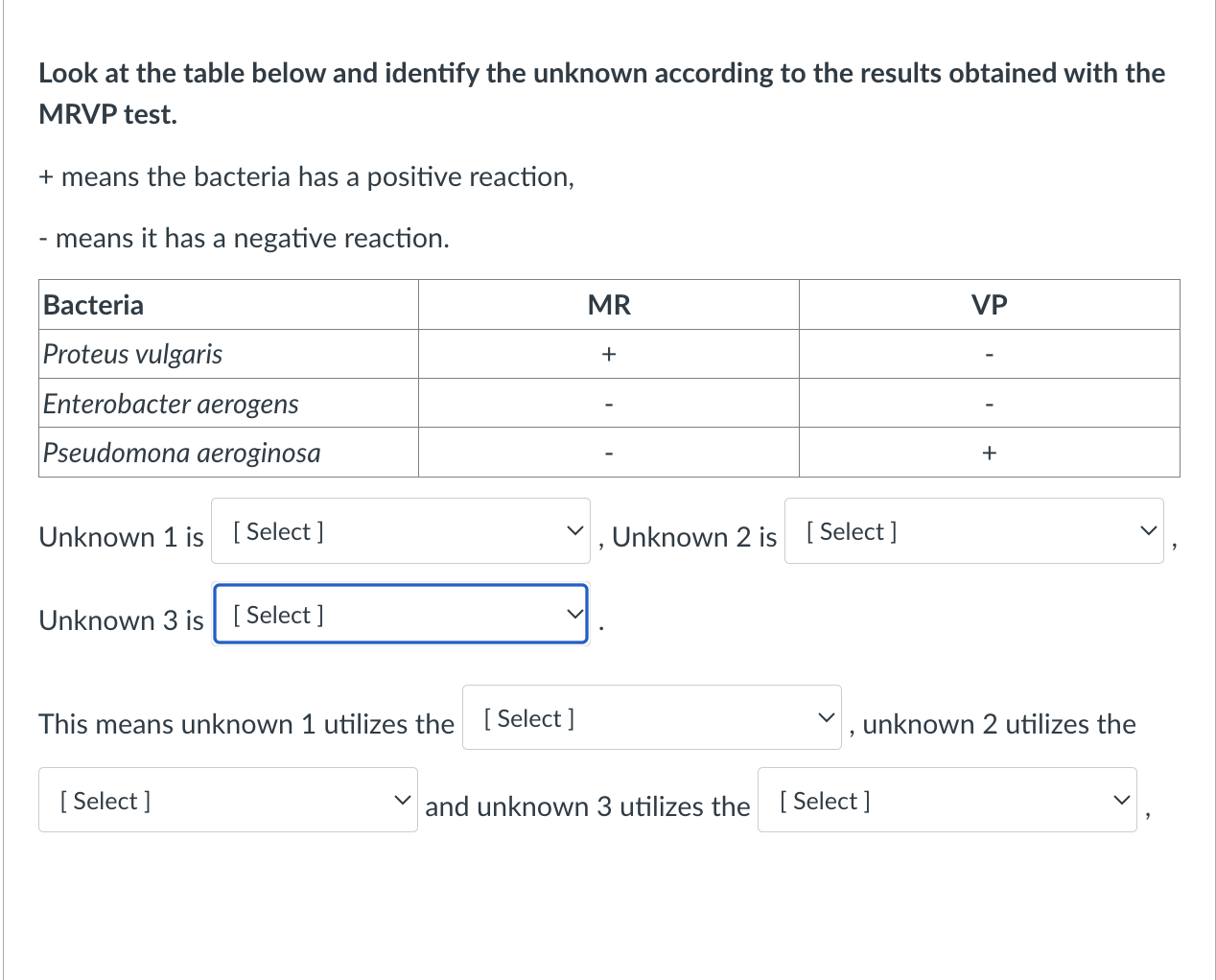 MR VP tube tube Unknown 2: Unknown 3: MR tube VP | Chegg.com