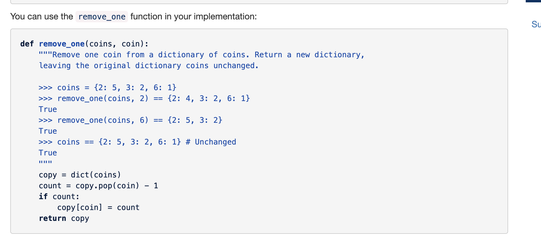 Solved nplement make_change, which takes a positive integer | Chegg.com