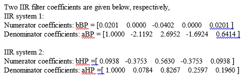 Solved Plot the frequency responses using the MATLAB | Chegg.com