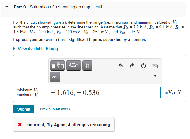 Solved Learning Goal: To analyze op amps that sum different | Chegg.com