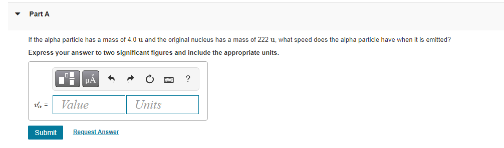 Solved An atomic nucleus initially moving at 365 m/s emits | Chegg.com