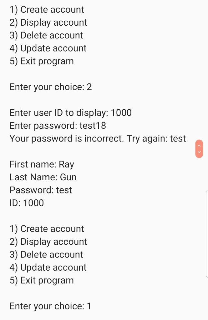 Write A Program In C Using A Class Or Classes The