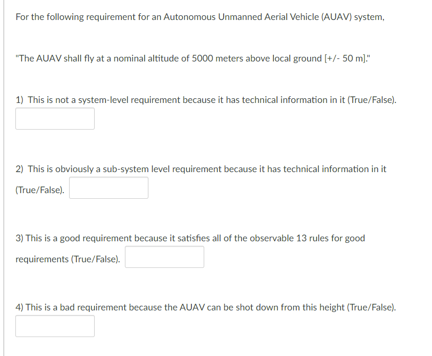 Solved For the following requirement for an Autonomous | Chegg.com