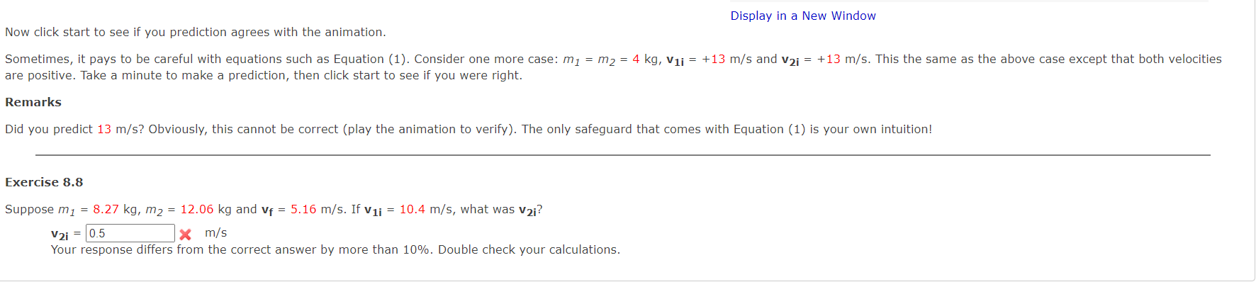 Solved Active Figure 8.8 Perfectly Inelastic Collisions In | Chegg.com