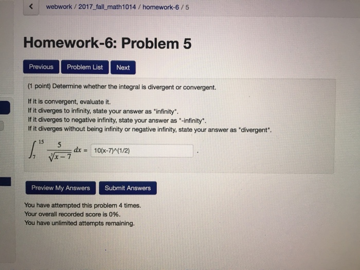 Solved Homework-6: Problem 1 Previous Problem List Next (1 | Chegg.com Solved Homework-6: Problem 1 Previous Problem List Next (1 | Chegg.com