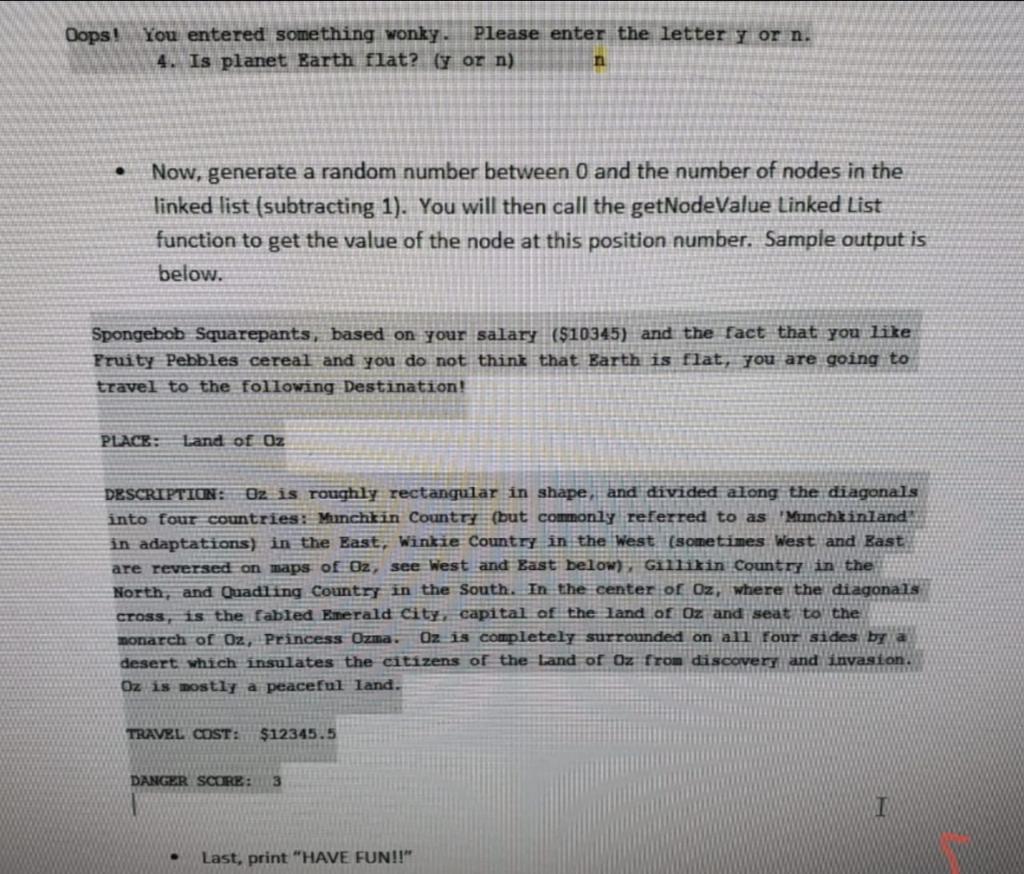 LinkedList.h – header file containing | Chegg.com