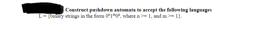 Solved Construct pushdown automata to accept the following | Chegg.com