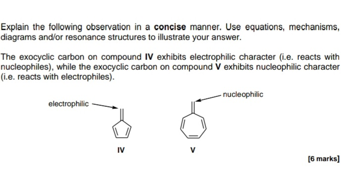 Solved Explain the following observation in a concise | Chegg.com