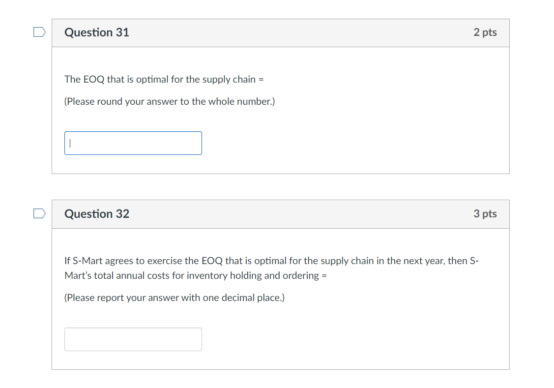 Solved Problem Statement (Supply Chain Coordination, Part 1) | Chegg.com