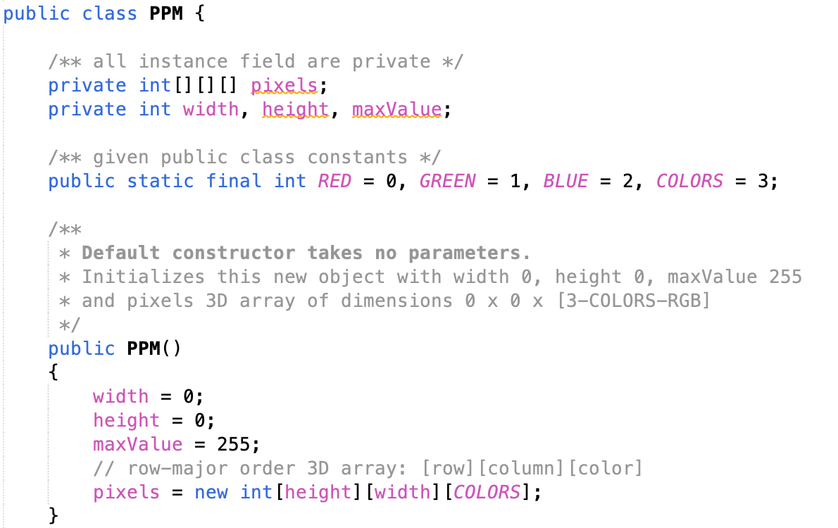 Solved JAVA problem: Here is the given class: Here | Chegg.com