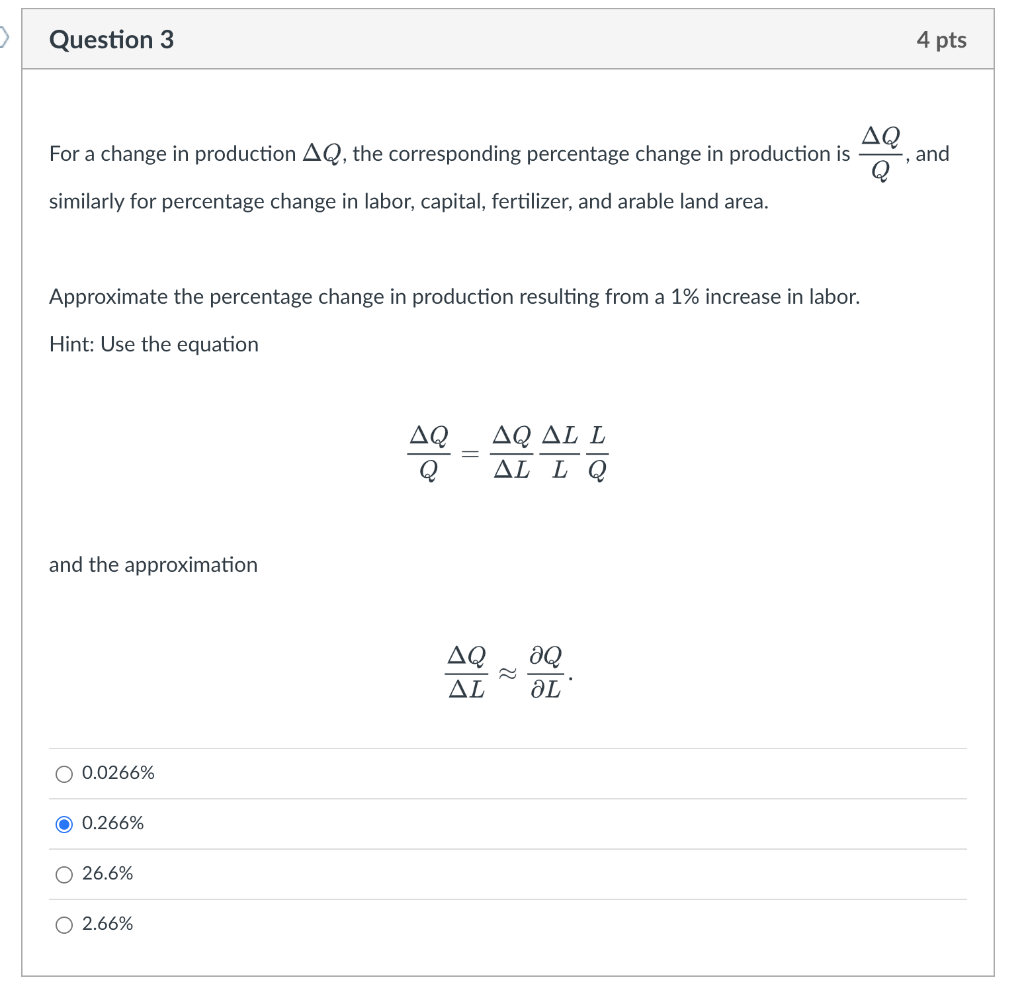 Solved For This Problem What Is The Linear Approximation 3823