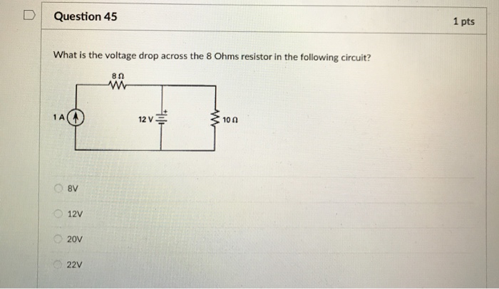 Solved DQuestion 44 1 pts In the circuit shown, R 10 Ohms, | Chegg.com Solved DQuestion 44 1 pts In the circuit shown, R 10 Ohms, | Chegg.com