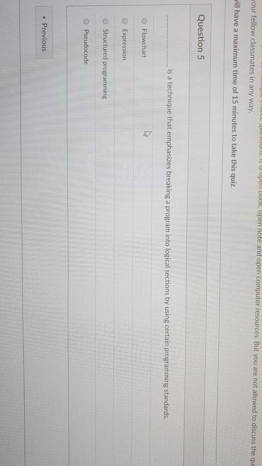 Solved Question 1 Which flowchart symbol is used for user | Chegg.com