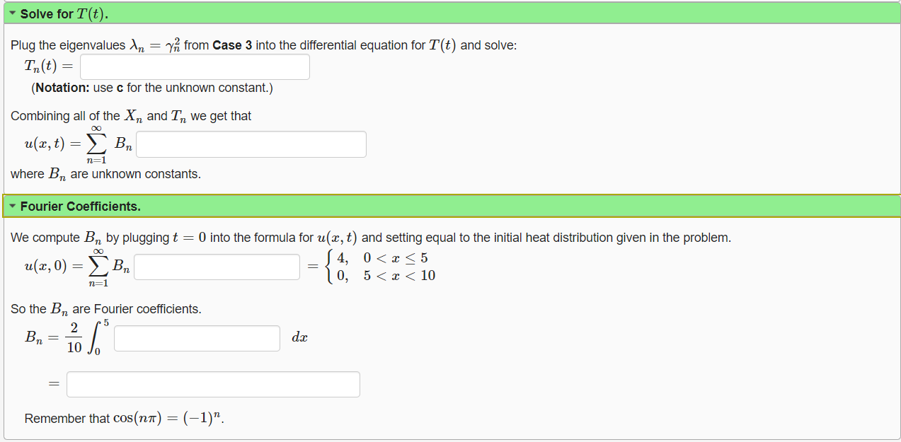 Solved (88 points) In your answers below, for the variable | Chegg.com