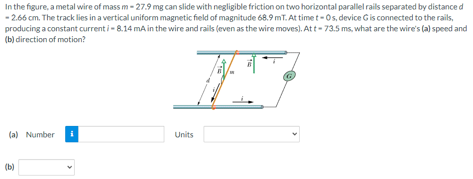 [Solved]: In the figure, a metal wire of mass ( m=27.9 m