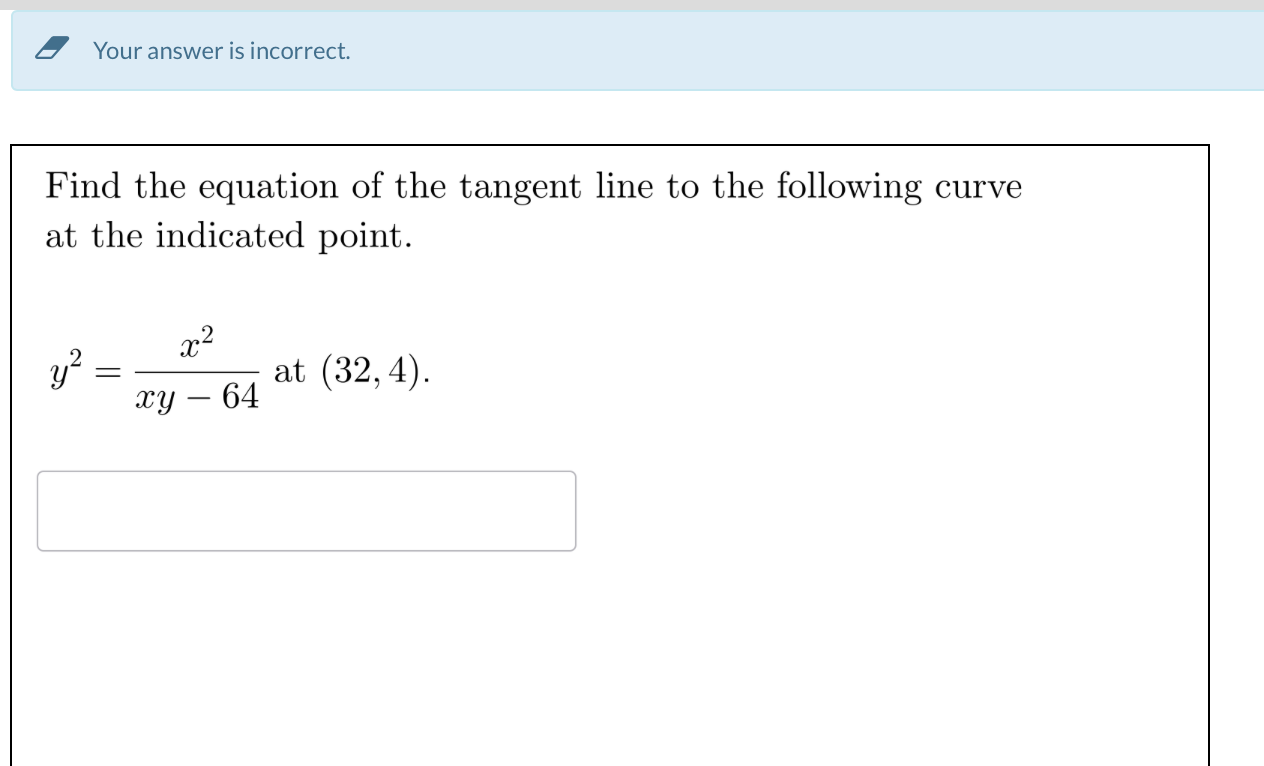Solved Find the equation of the tangent line to the | Chegg.com