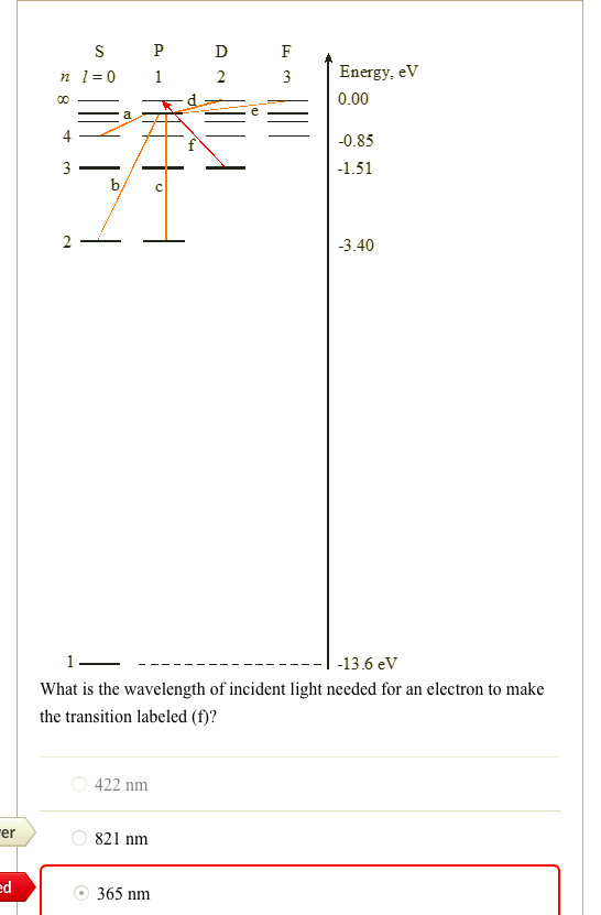 Solved 2) What is the momentum (in SI units) of a photon | Chegg.com