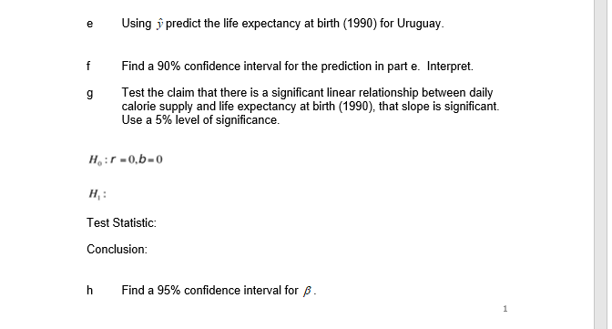 Solved Write a sentence to interpret the meaning in the | Chegg.com