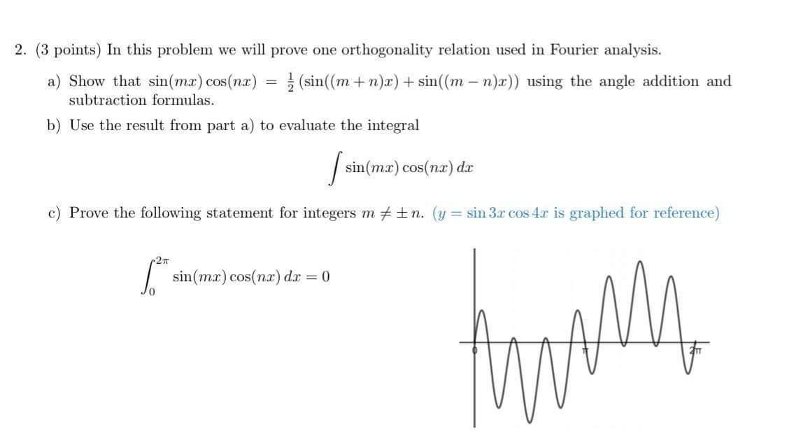 Solved 2. (3 points) In this problem we will prove one | Chegg.com