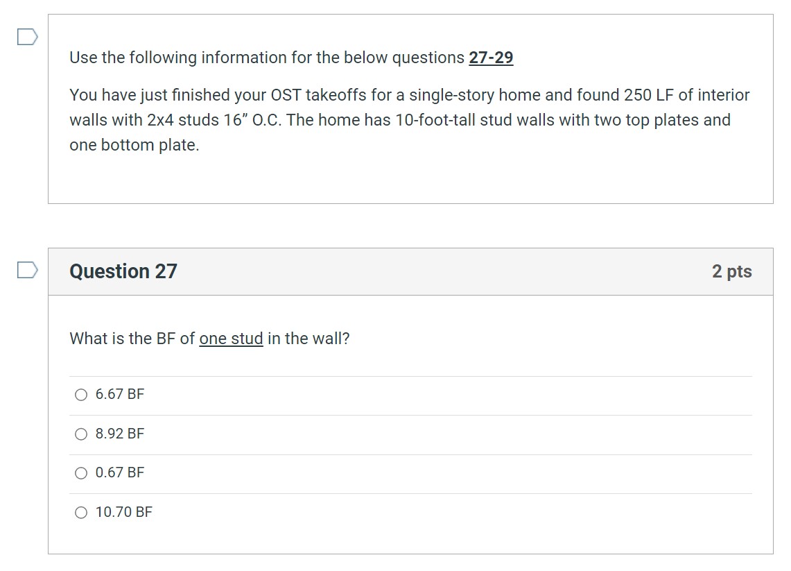 Solved Use the following information for the below questions | Chegg.com
