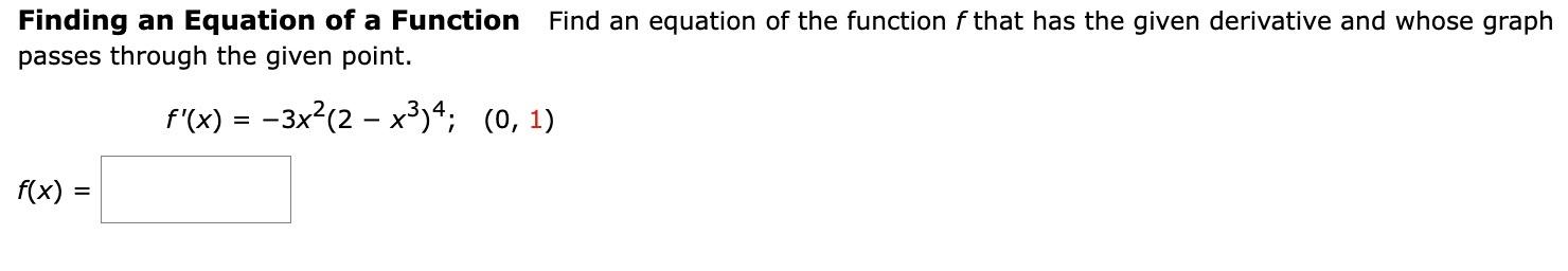 Solved Finding an Equation of a Function Find an equation of | Chegg.com
