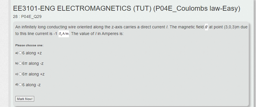 Solved EE3101-ENG ELECTROMAGNETICS (TUT) (P04E_Coulombs | Chegg.com Solved EE3101-ENG ELECTROMAGNETICS (TUT) (P04E_Coulombs | Chegg.com