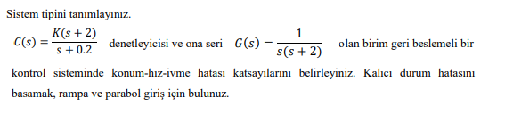 Solved Define the system type.𝐶(𝑠) = 𝐾(𝑠 + 2) / (𝑠 + | Chegg.com