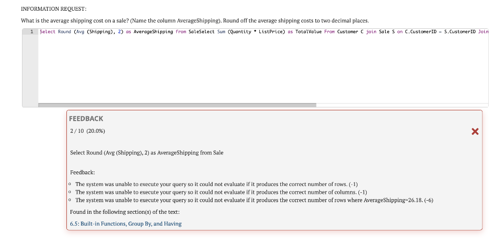 Solved 1 Formulate A Single Sql Query To Produce The 
