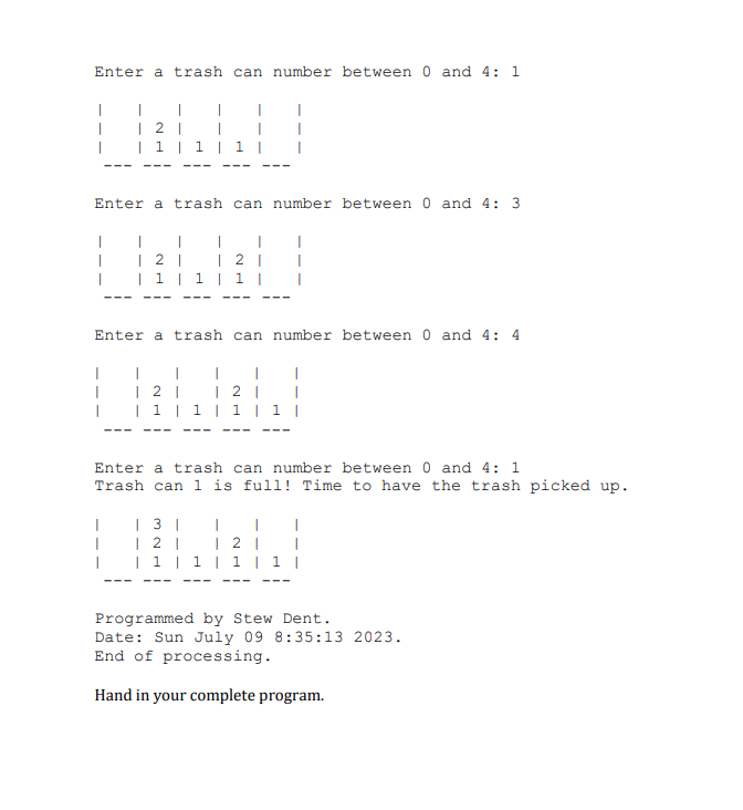 Solved - If the input is not between the lower bound and the | Chegg.com