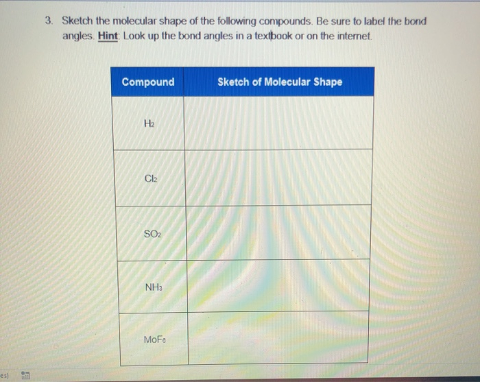 Solved 1. Should all pf the angles in methane (CH4) be | Chegg.com