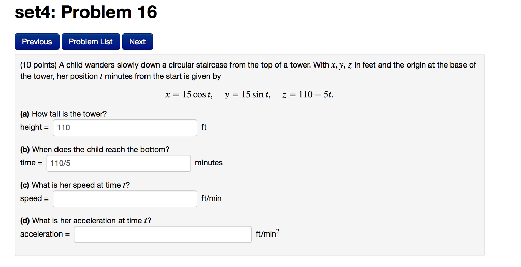 Solved set4: Problem 16 Previous Problem List Next (10 | Chegg.com