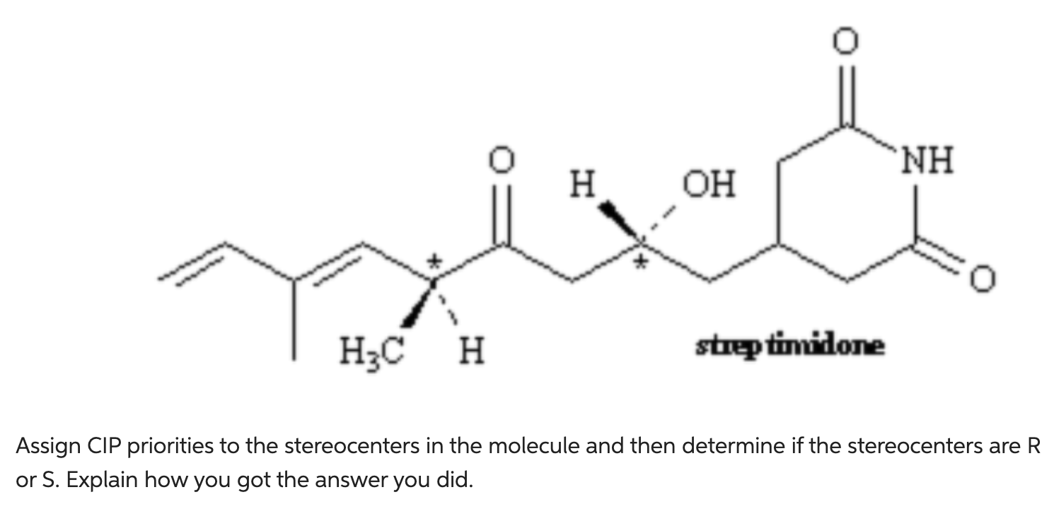 Solved Assign CIP priorities to the stereocenters in the | Chegg.com