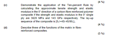 Solved (4%) (c) Demonstrate the application of the | Chegg.com