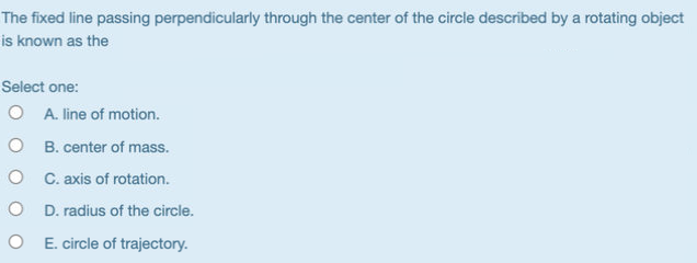 Solved The fixed line passing perpendicularly through the | Chegg.com
