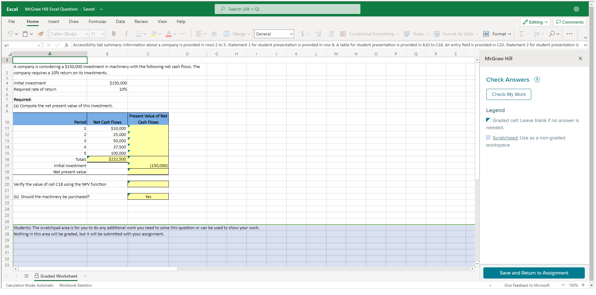 Solved If you could, please explain how to use the PV | Chegg.com