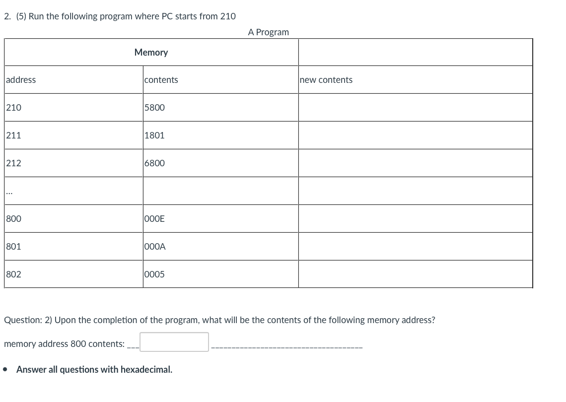Solved Consider the following instruction format and the | Chegg.com