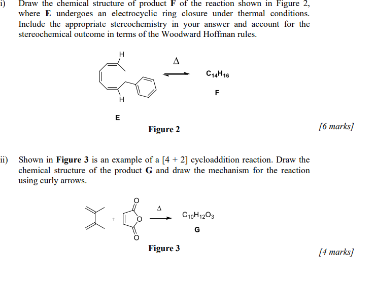 Solved Draw the chemical structure of product F of the | Chegg.com