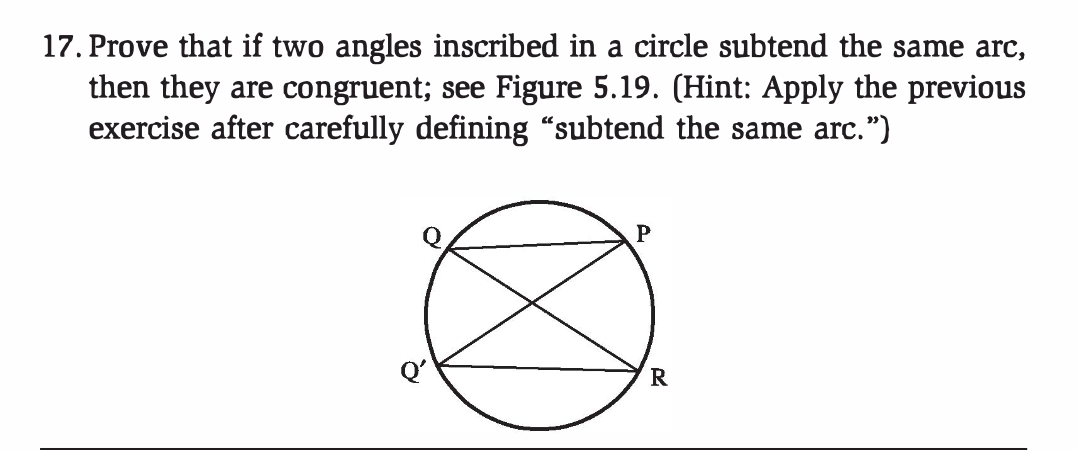 Solved Euclidean geometry, which means you are allowed to | Chegg.com