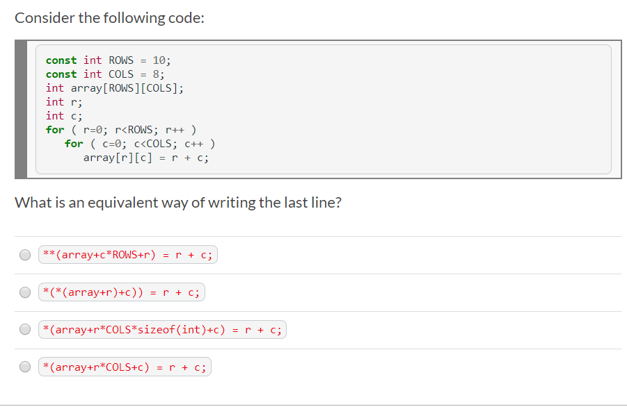 Solved Consider The Following Code Const Int N 50 Int 