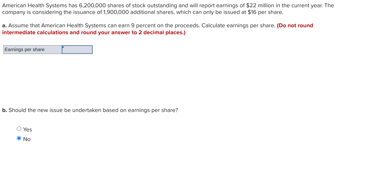 Solved American Health Systems has 6,200,000 ﻿shares of | Chegg.com