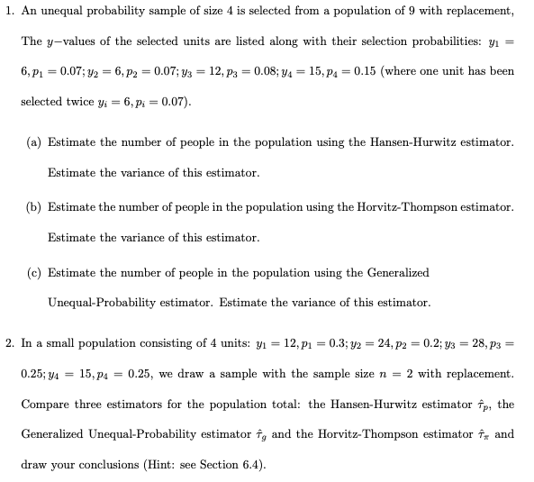 Solved Using long-hand math or coding in R:Textbook Hints: | Chegg.com