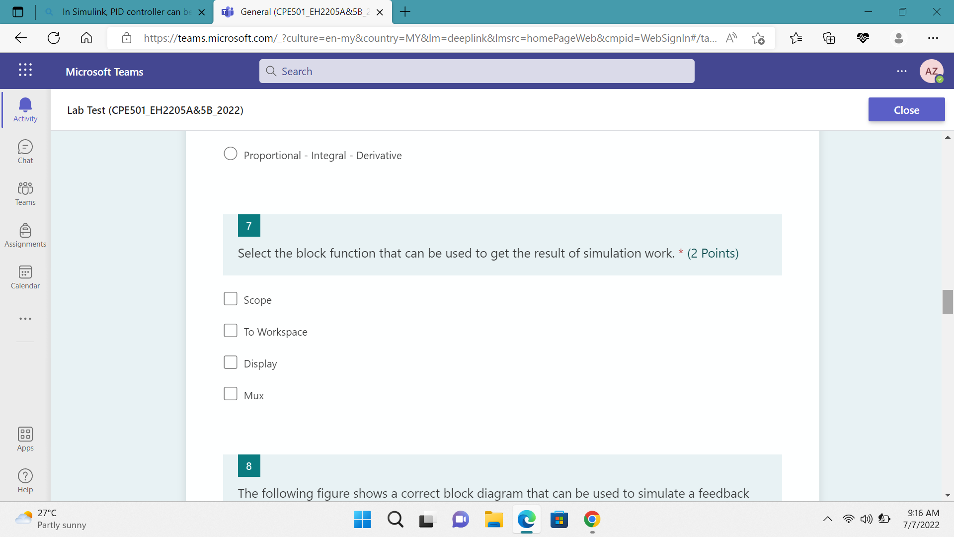 Solved A ← Activity Chat ooo (O) Teams FD Assignments | Chegg.com